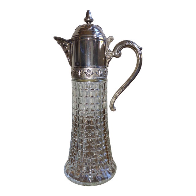 Vintage Italian Crystal Claret or Iced Tea Carafe | Chairish