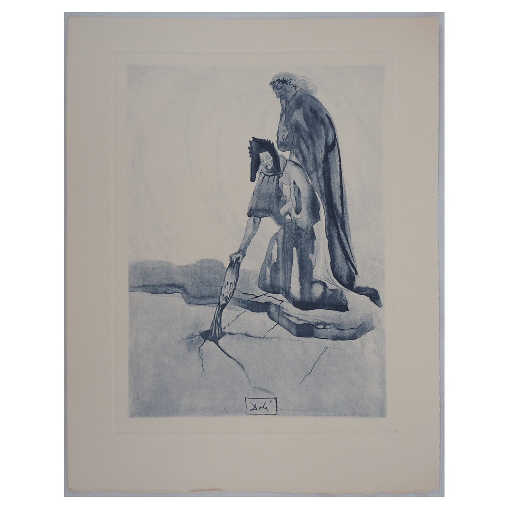 Salvador Dali, Hell 33, The Traitors to Their Homeland, Etching | Chairish