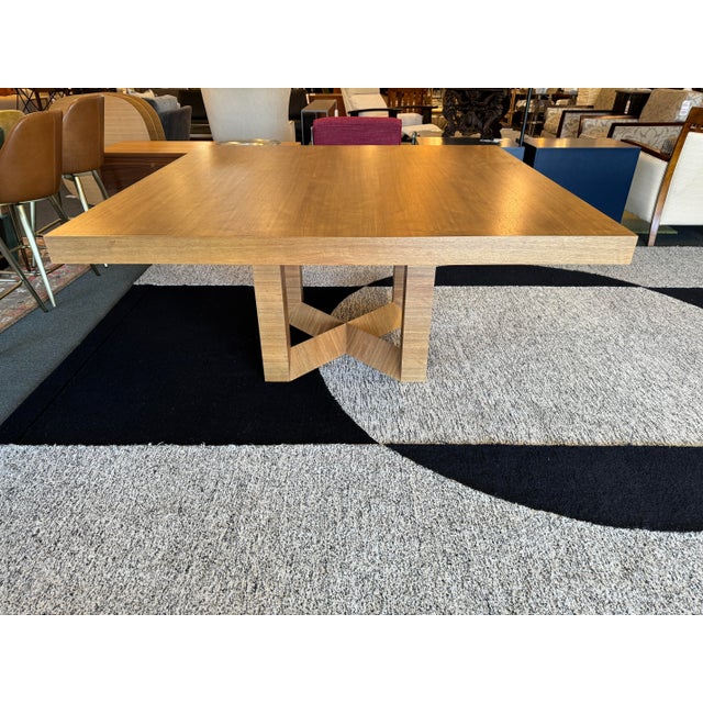 Custom Design Contemporary 60 Inch Square Dining Table | Chairish