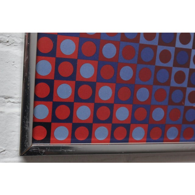 Victor Vasarely "Boglar" Op Art Lithograph | Chairish