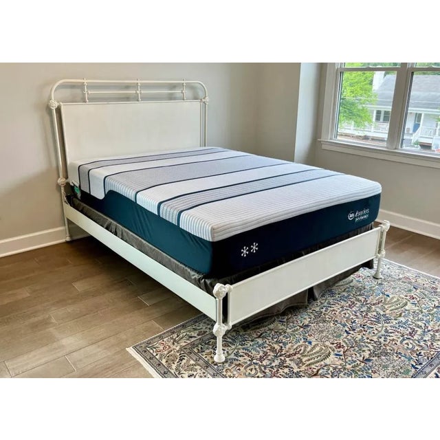 Restoration Hardware Solid Iron Queen Bed | Chairish Restoration Hardware Solid Iron Queen Bed | Chairish