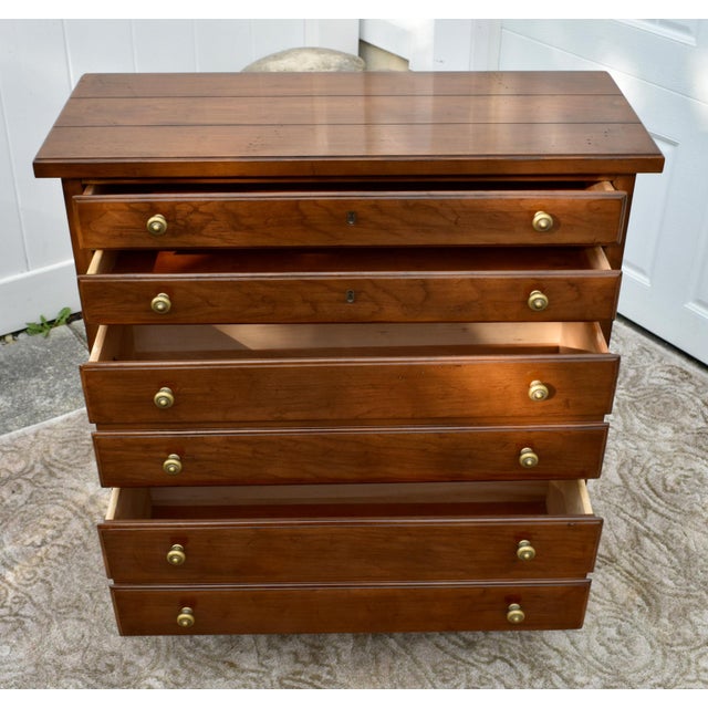 Vintage Drexel Country French Style Narrow Accent Chest | Chairish