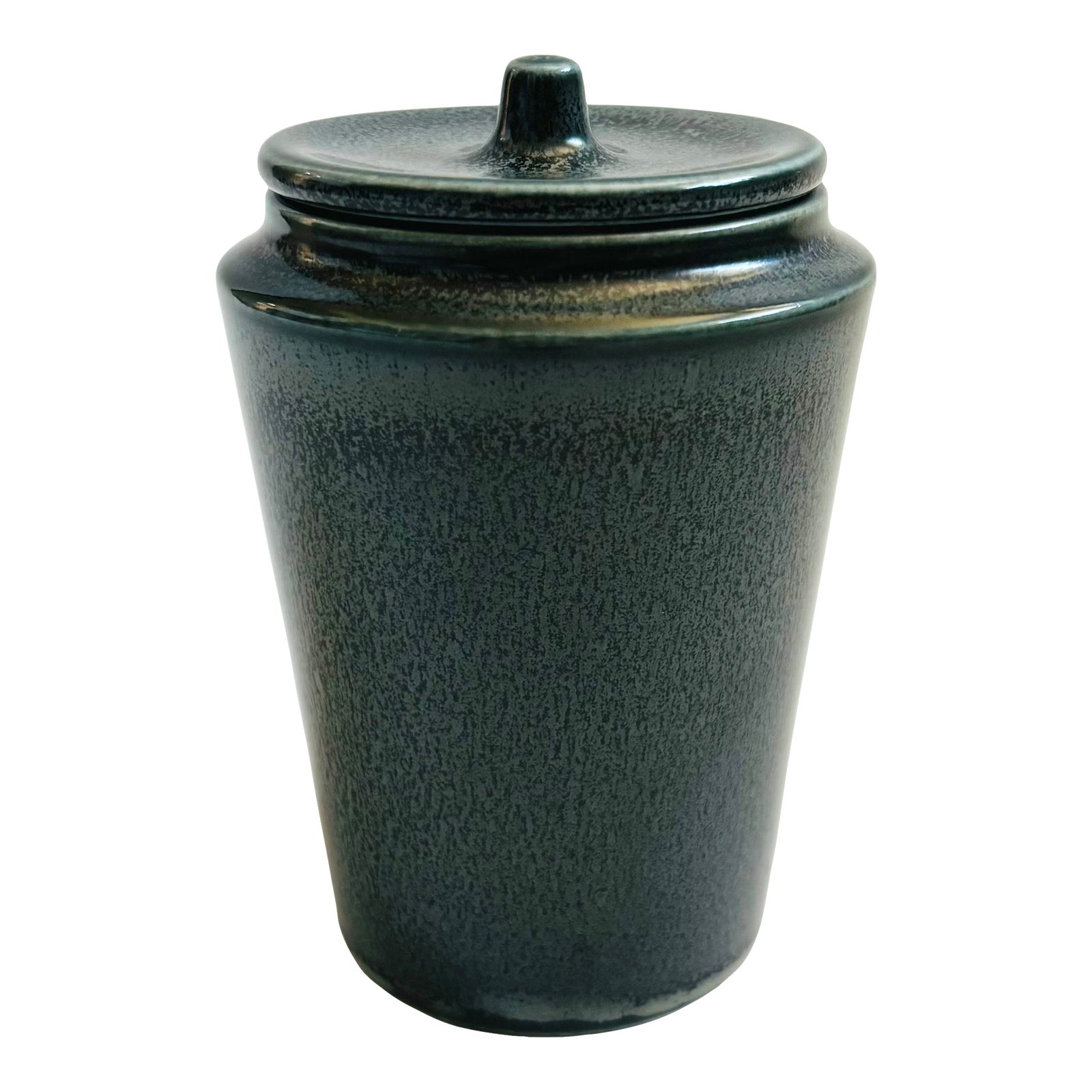 Tapered Japanese Pottery Container | Chairish