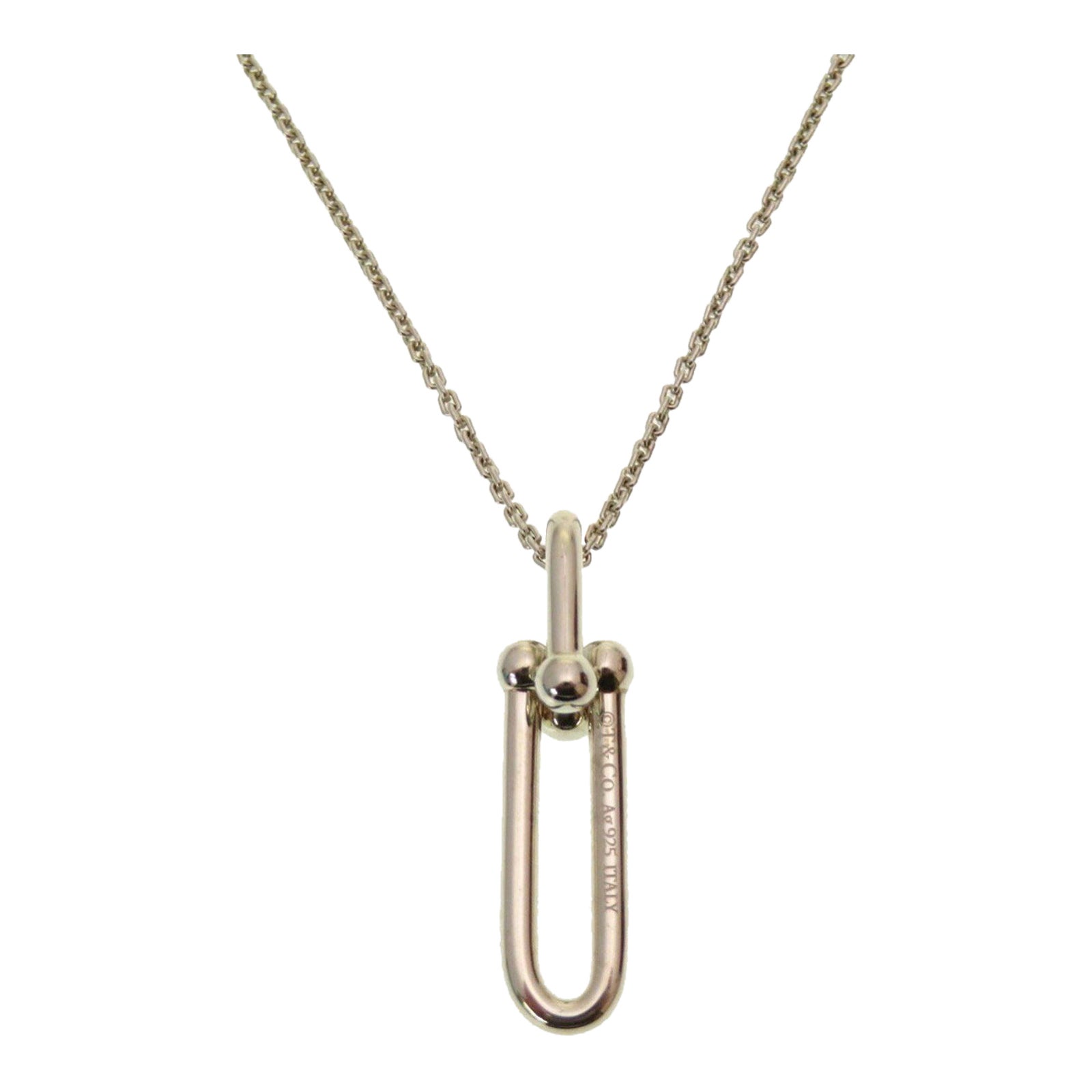 Tiffany Hardware Necklace Silver 925 0158 &Co. Women's | Chairish