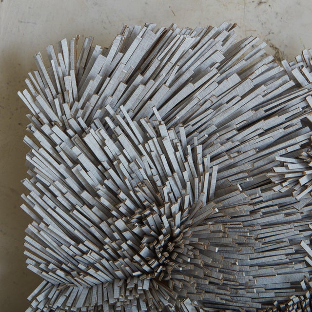 "White Shift" Modern Textural Wall Sculpture by Erin Vincent, 2022 ...