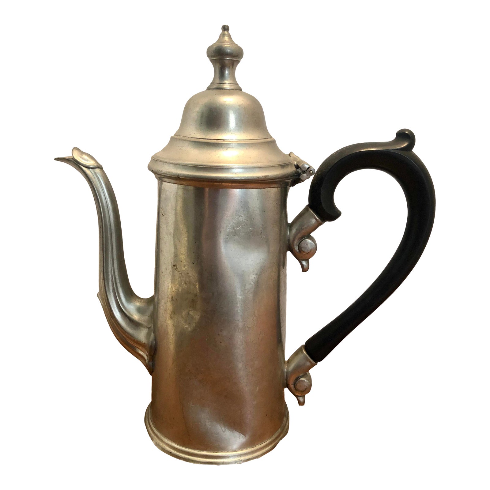 English Pewter Coffee Pot | Chairish