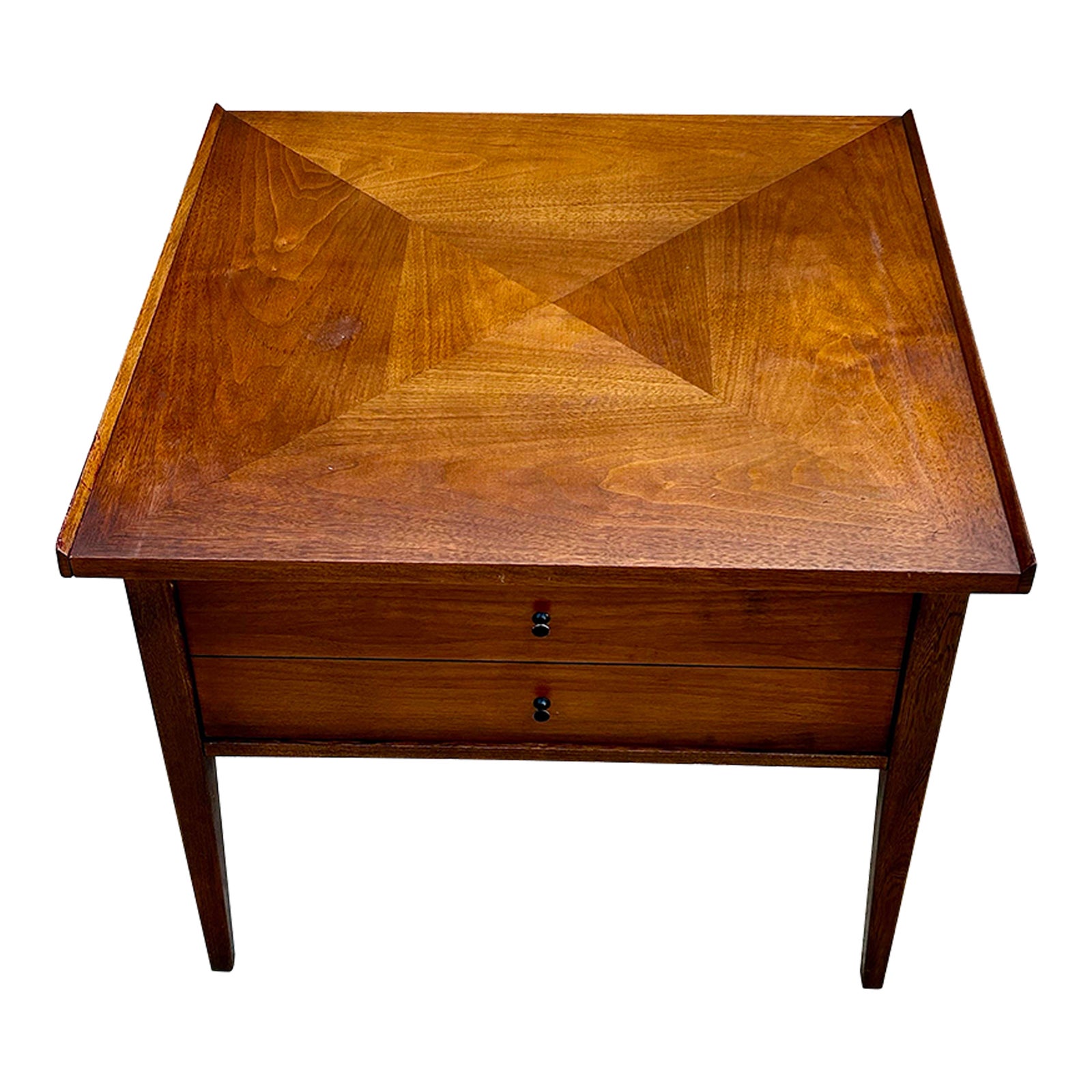 1960s Mid Century Modern Square End Table by American of Martinsville ...