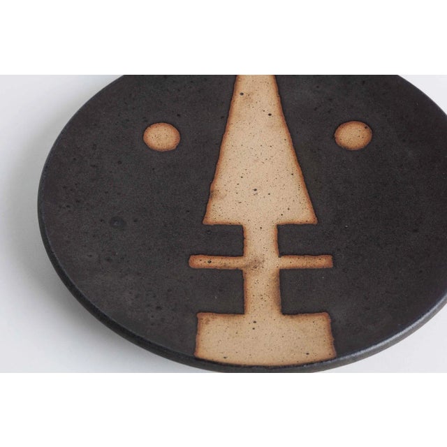 1960s Two Profiles Facing Ceramic Face Plate | Chairish