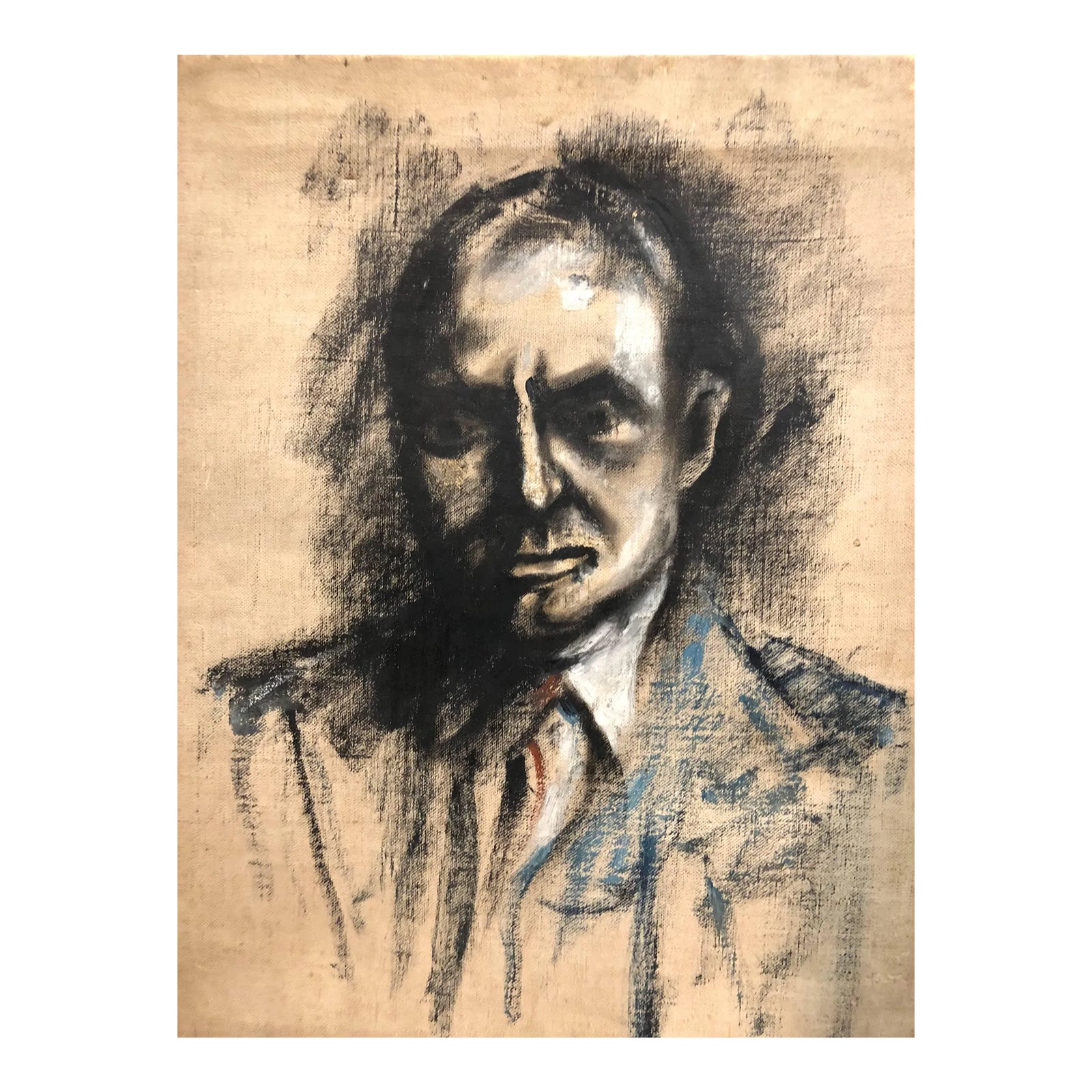 Alfred Aaron Wolmark, British Modernist Portrait of Chaim Weizmann ...