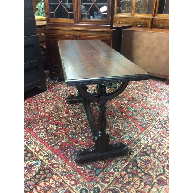 Antique Mahogany Sofa Table, Credenza, Narrow Table, Hall Table | Chairish