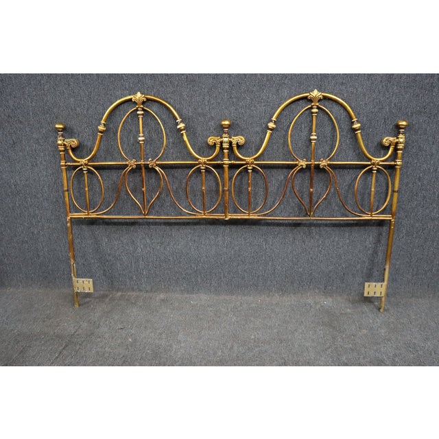 Hollywood Regency King Headboard | Chairish