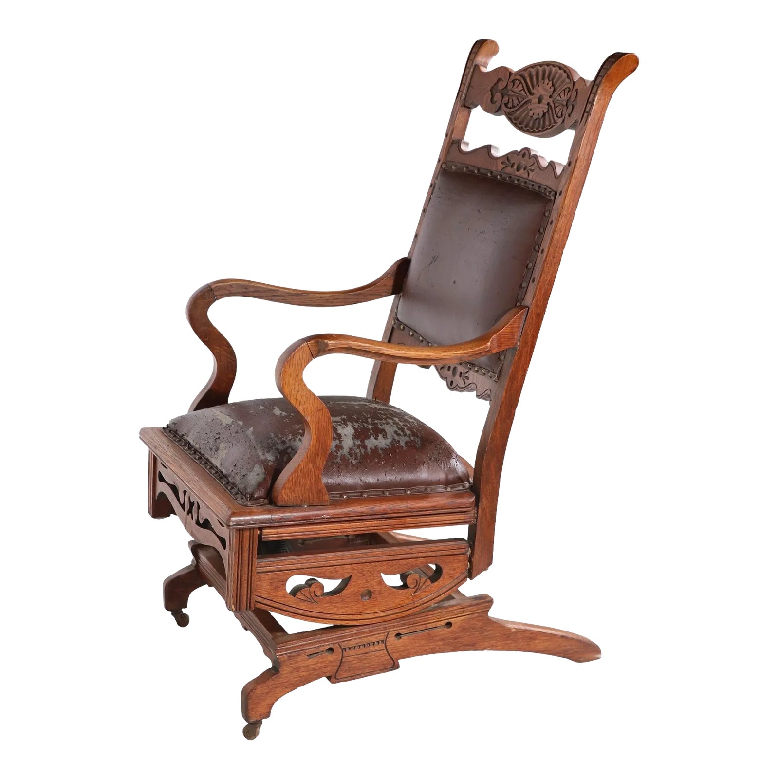 Victorian Platform Rocking Chair | Chairish