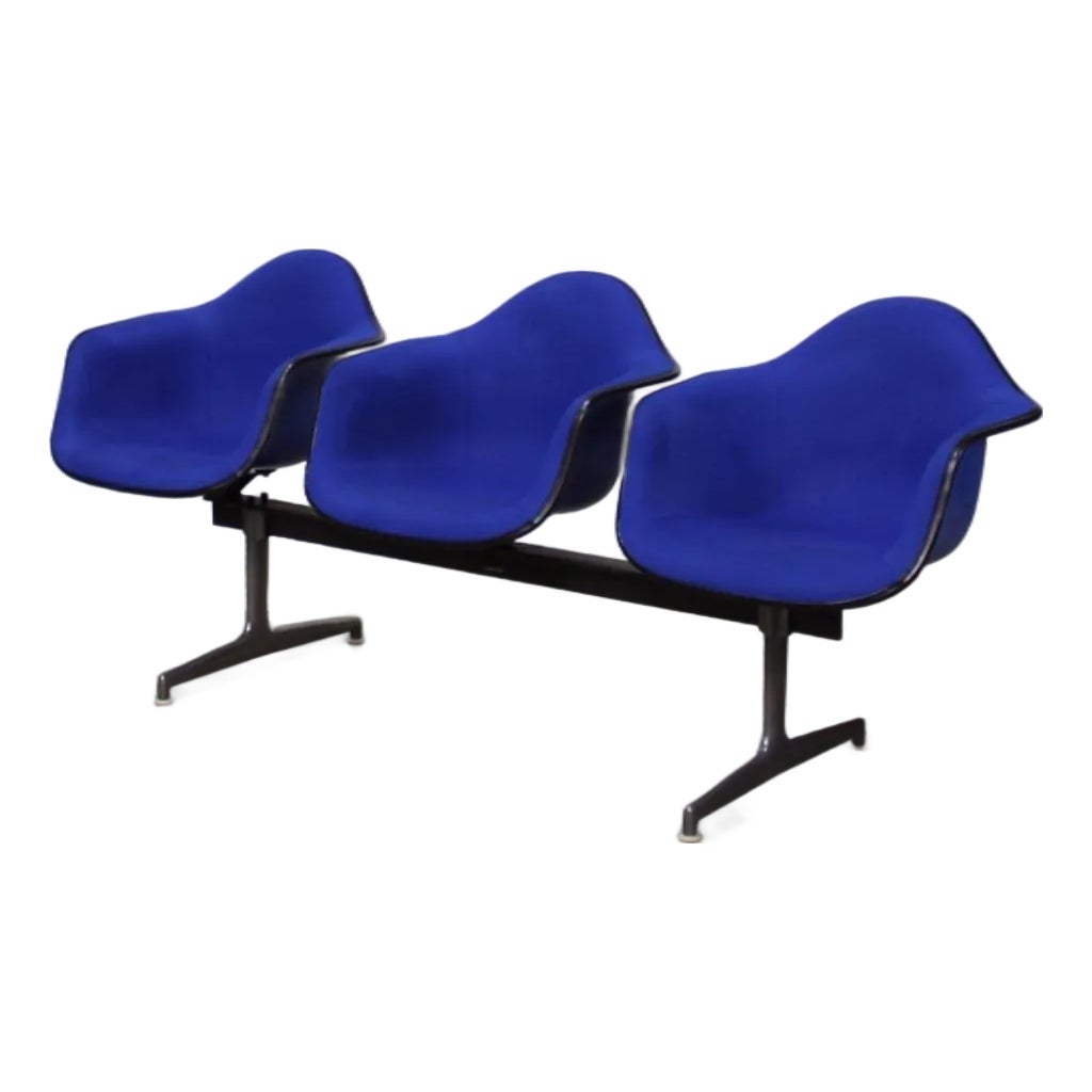 Tandem Shell Bench by Herman Miller | Chairish