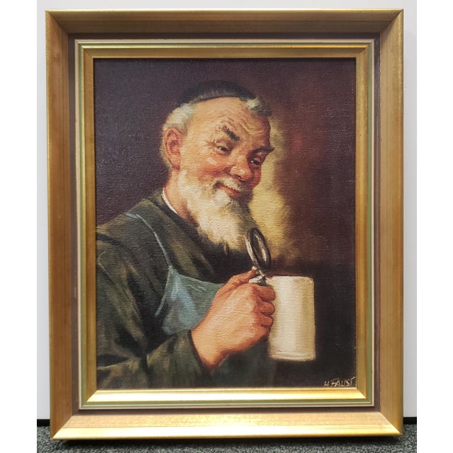 Man With Stein Giclee Print by Heinrich Faust (Mid 20th Century) | Chairish