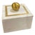 Transitional Modern Marble Trinket Box | Chairish