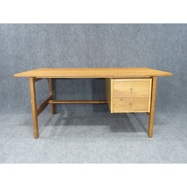 Model 156 Oak Desk by Hans Wegner for GETAMA | Chairish