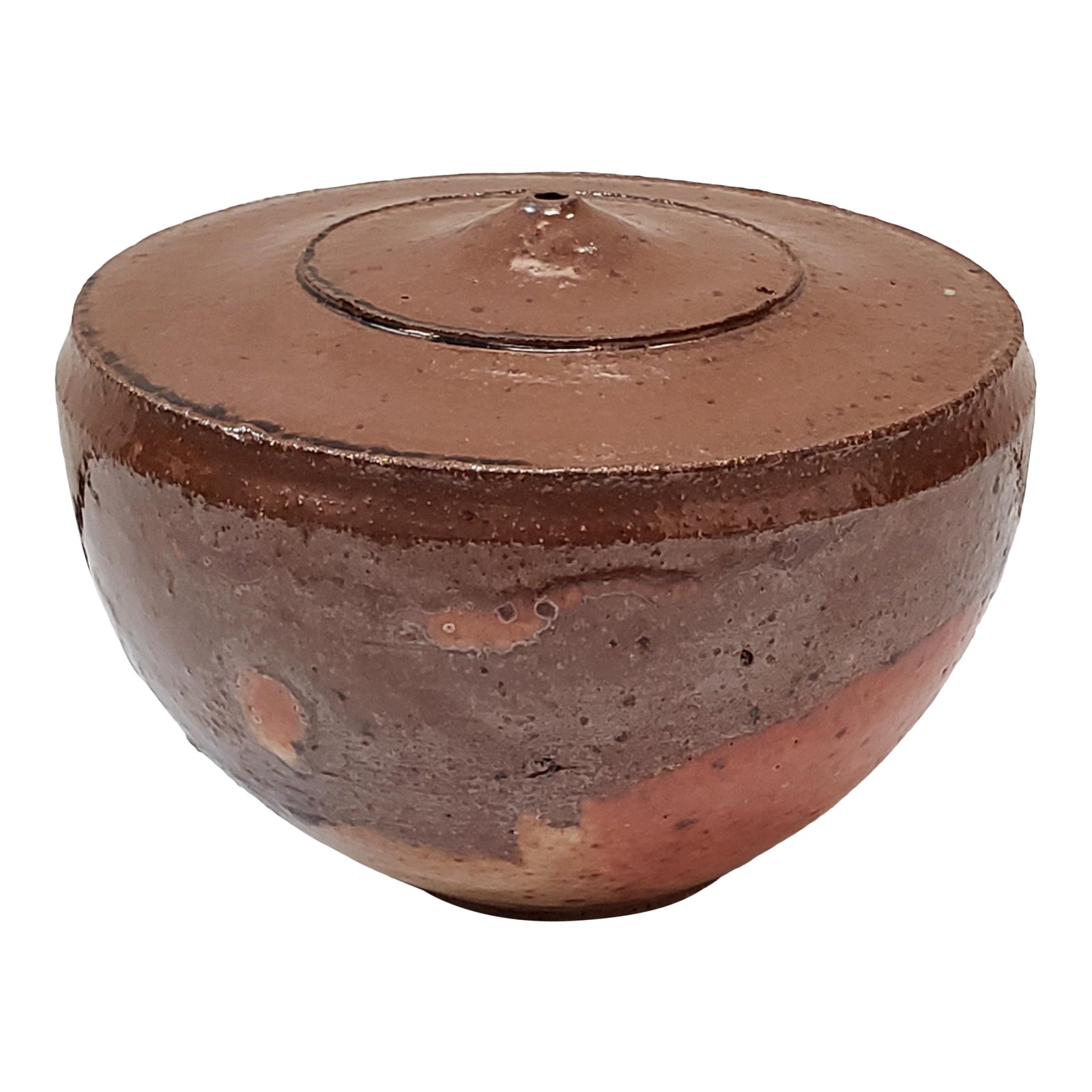 Early 20th Century Japanese Shino Ware Weed Pot Vessel | Chairish