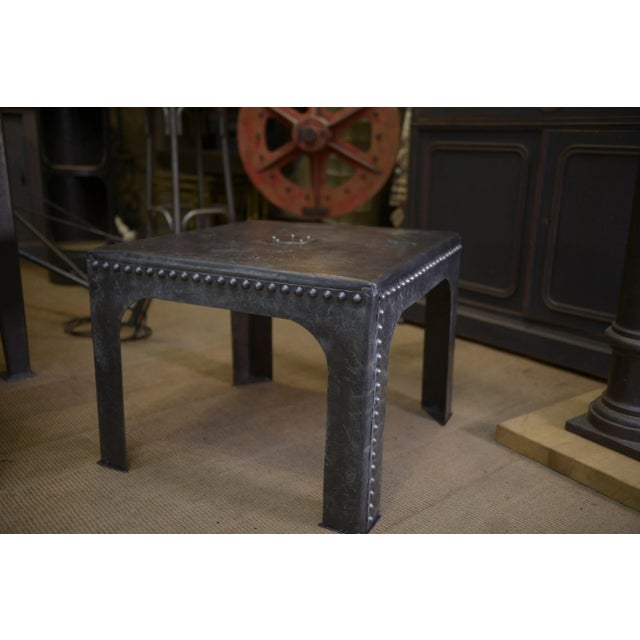 Galvanized metal coffee table store