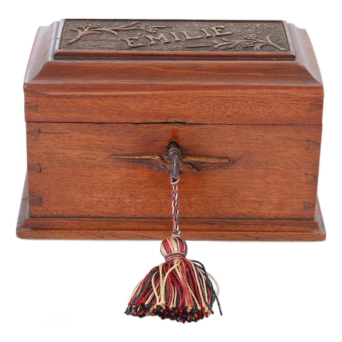 Antique French Petit Lock Box 'Emilie' | Chairish