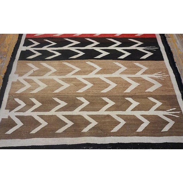 Early 20th Century American Navajo Style Carpet With Corn Design | Chairish