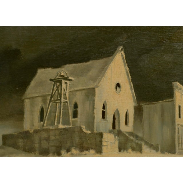 Mid Century Ghost Town, Sepia Landscape by Joseph Bodner | Chairish