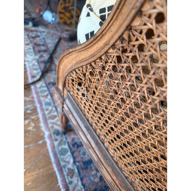 1930s Cane Back French Louis XVI Porter’s Hall or Canopy Chair | Chairish