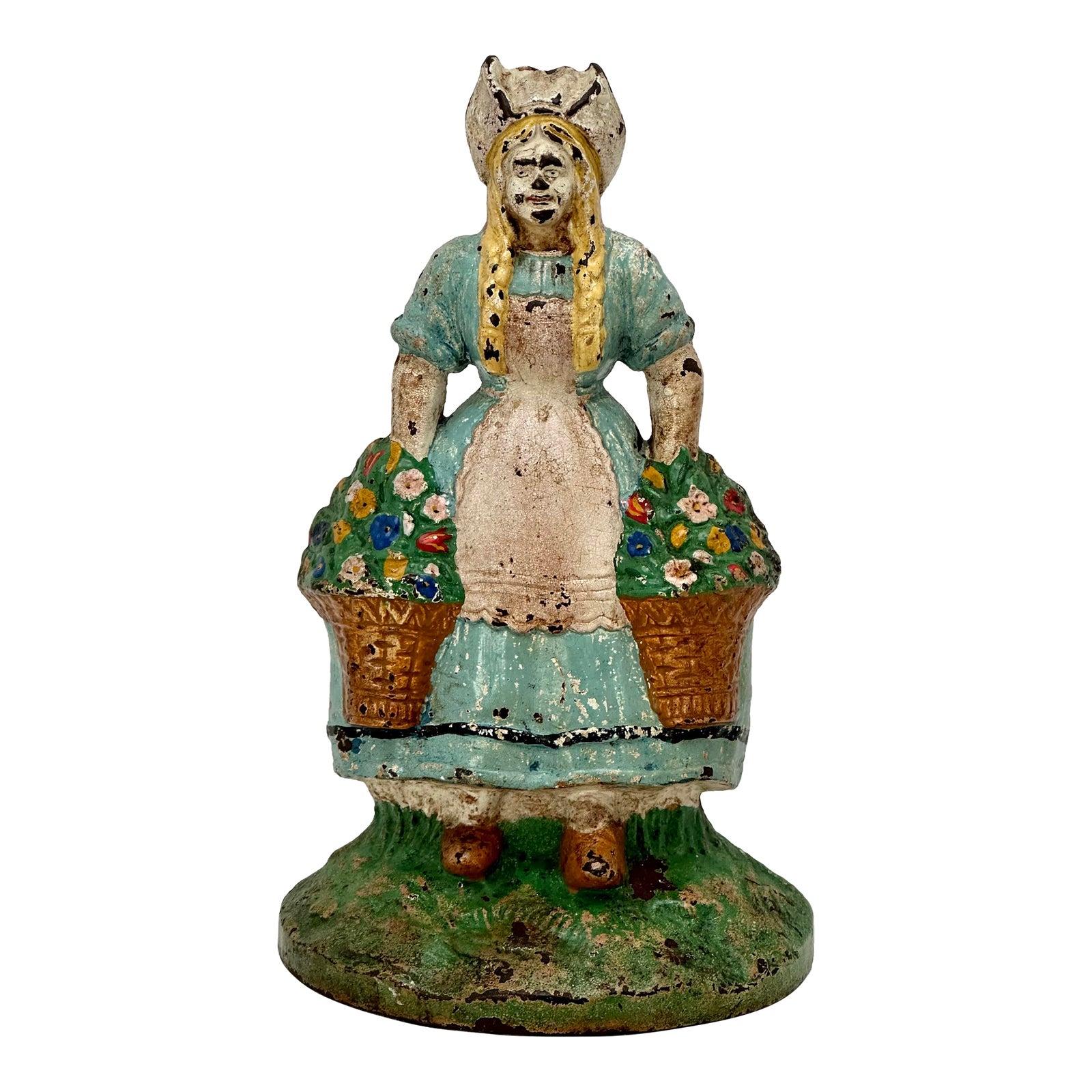 Scarce Early Hubley Manufacturing Co. Model #10 Dutch Girl & Flower ...