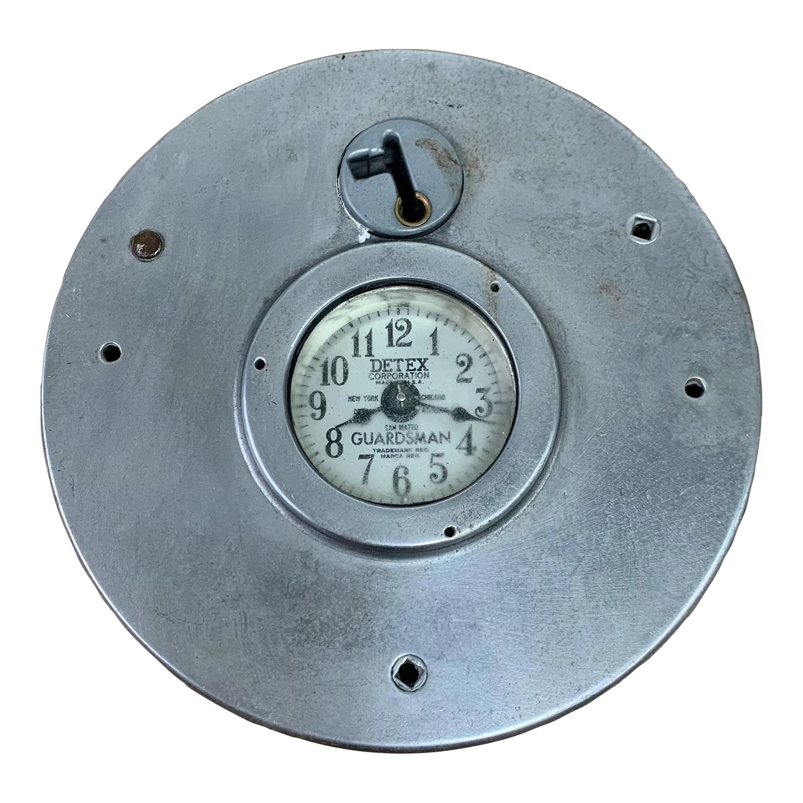 Vintage Detex Corp. Guardsman Watch Clock | Chairish