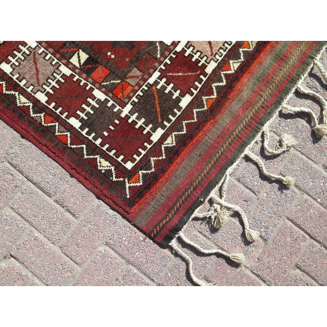 1960s Turkish Brown Handmade Area Rug | Chairish