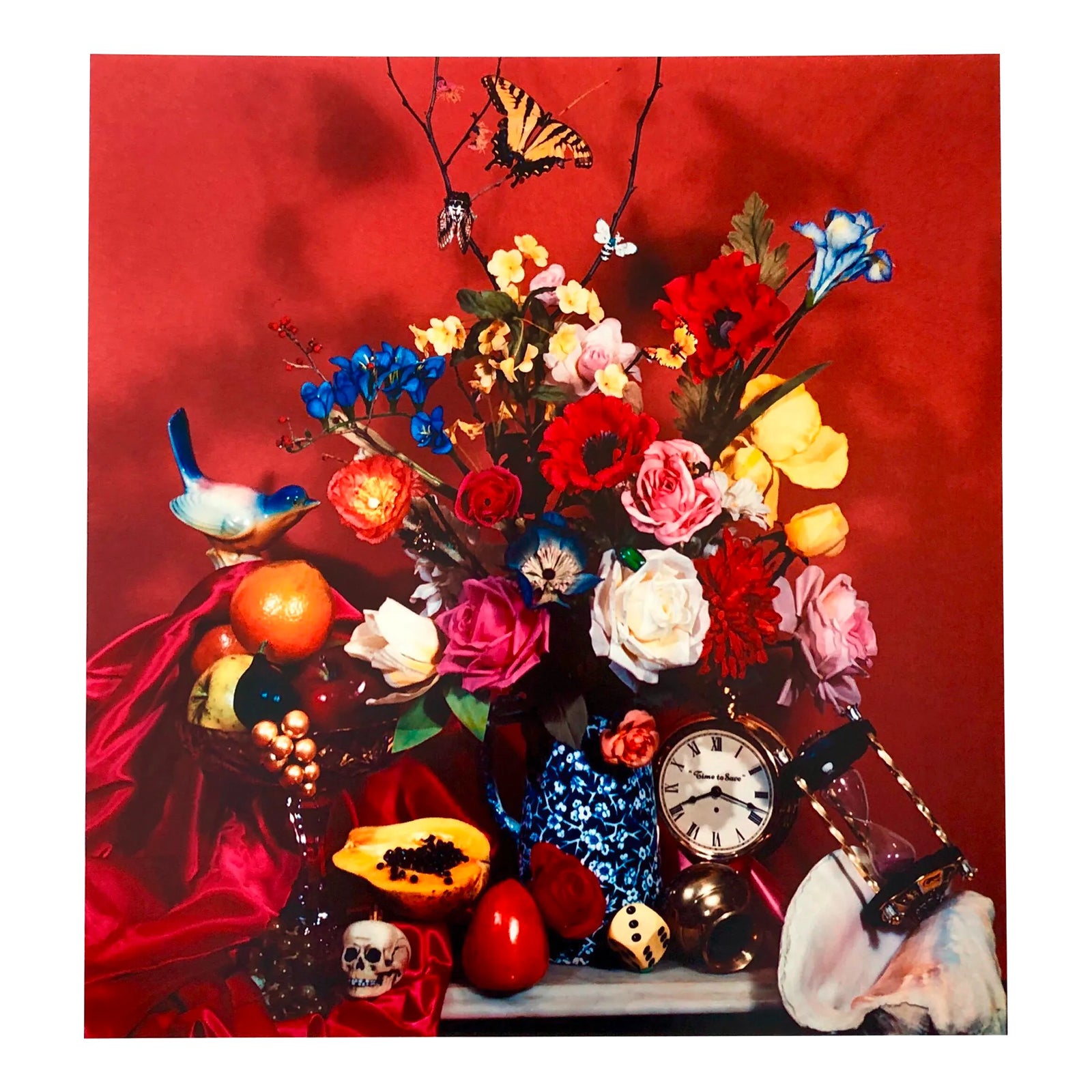 Audrey Flack, Pop Art Vintage Color Photograph Dye Transfer Print "Time ...