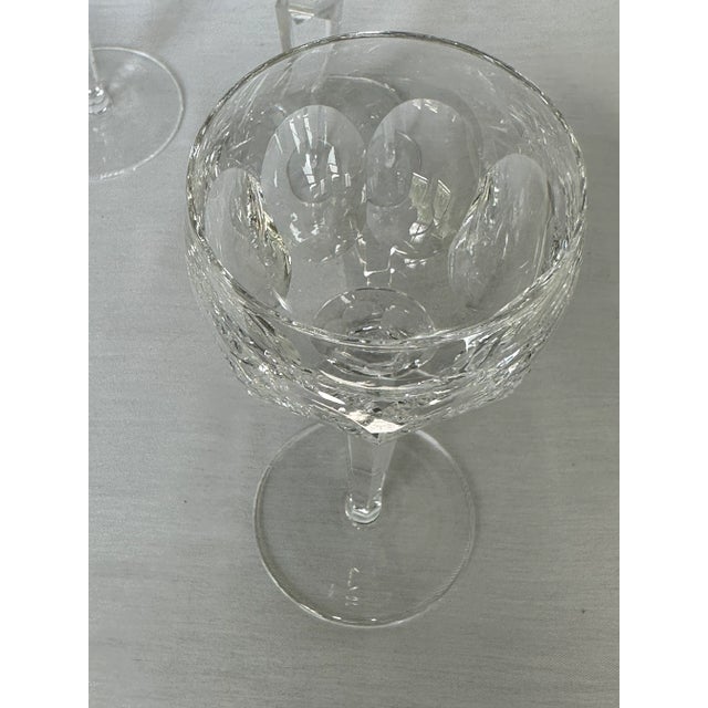 Mid 20th Century Waterford Sheila Crystal Wine Hocks- Set of 4 | Chairish