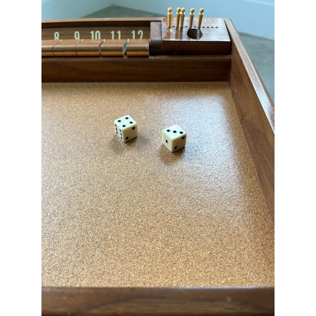 Vintage Abercrombie & Fitch Walnut "Shut the Box" Clapper Game Board ...