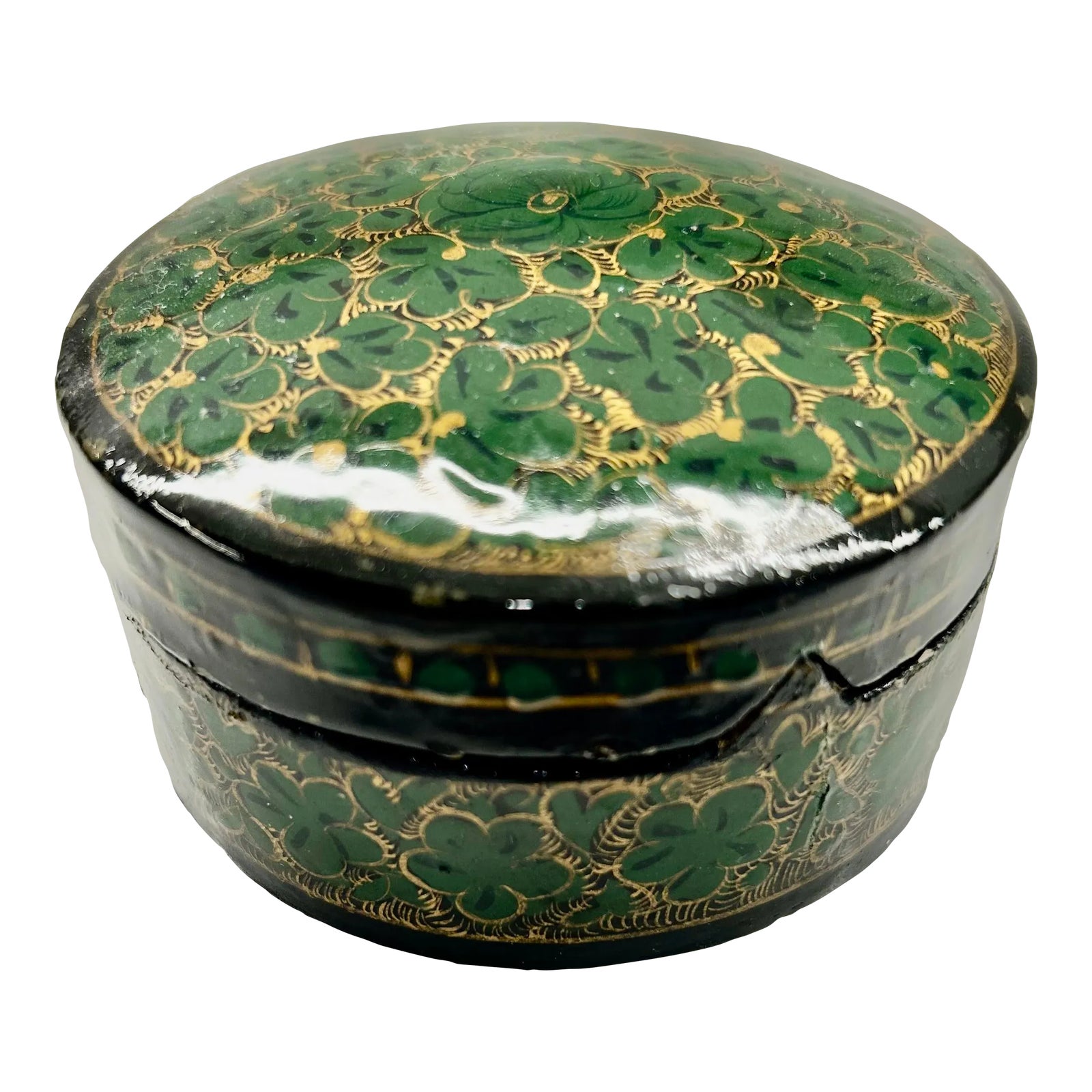 1960s Painted Trinket Box | Chairish