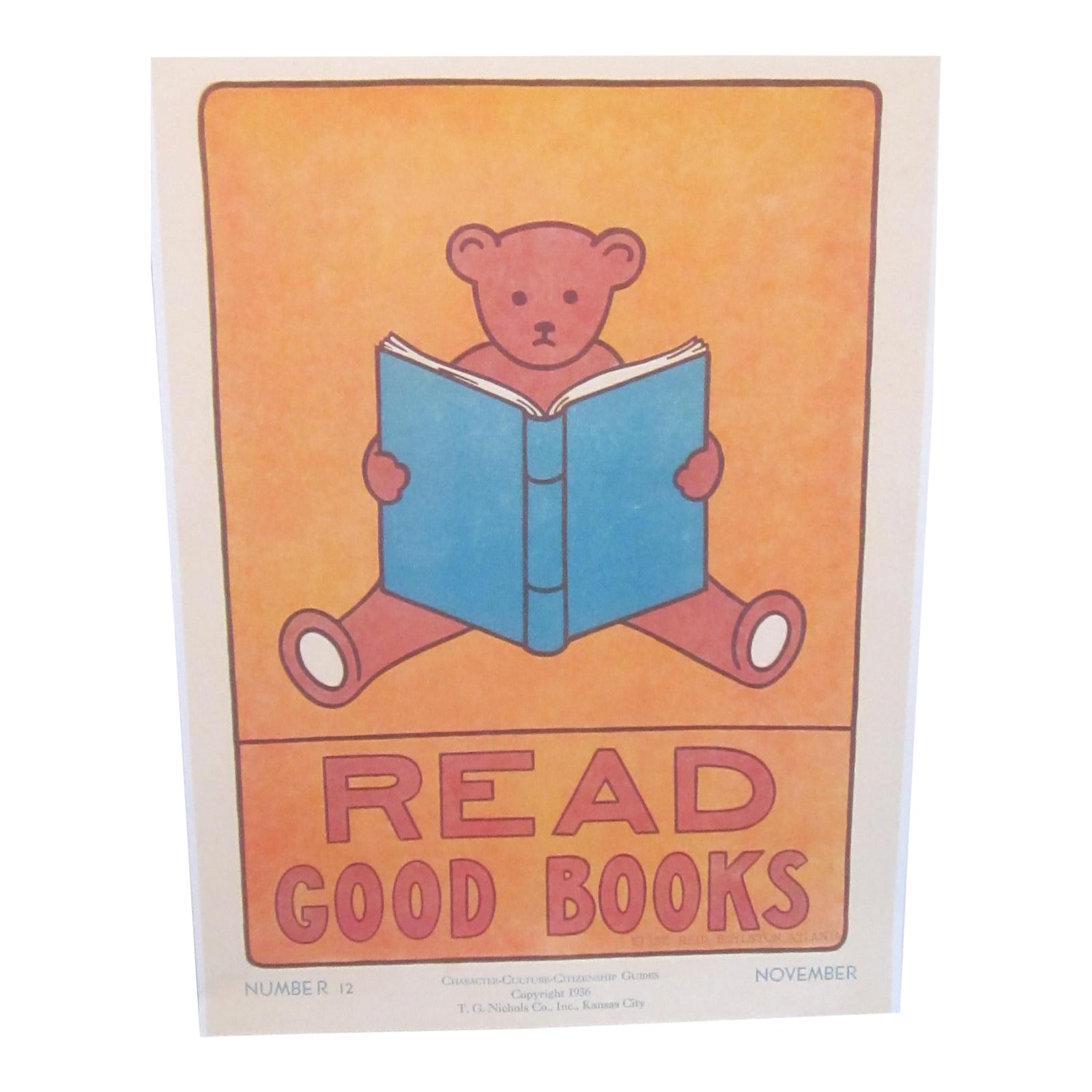 Read Good Books School Poster Reprint | Chairish