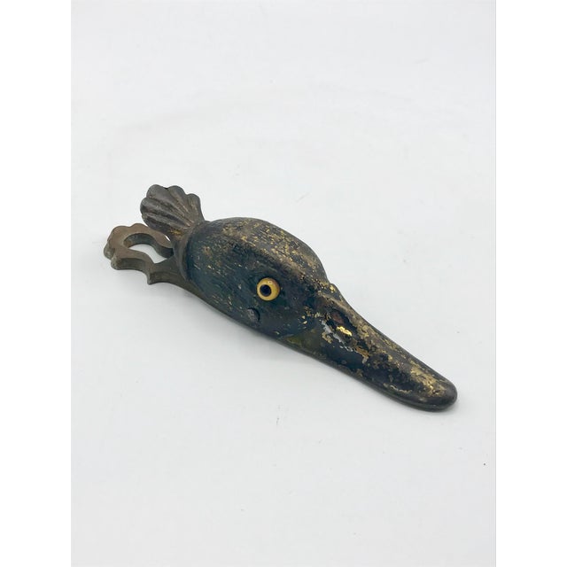 1920s Antique Cast Iron Duck Paper Clip | Chairish