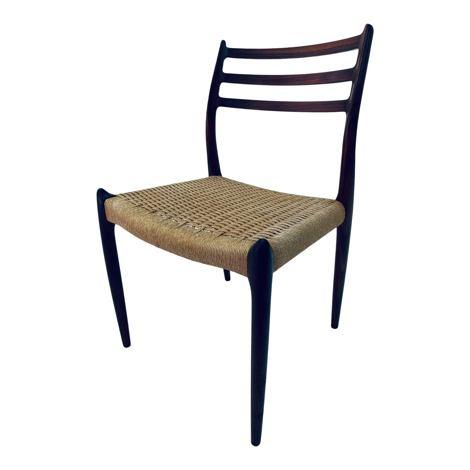 Niels O. Moller Model 78 Rosewood Dining or Desk Chair for j.l. Møller ...