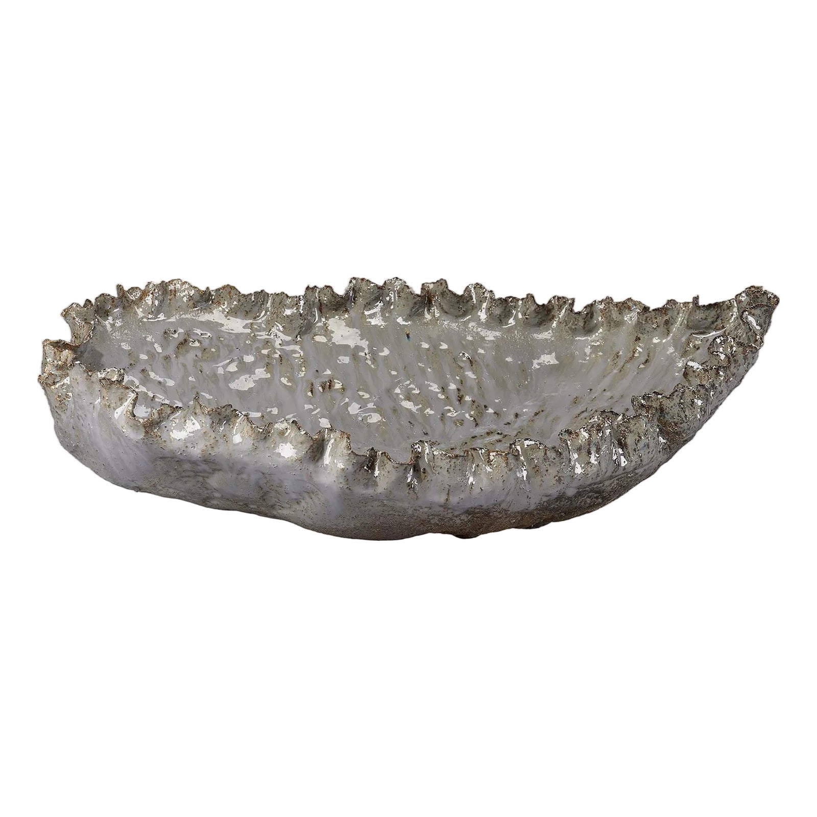 Jamie Young Crustacean Ceramic Decorative Bowl, Large | Chairish