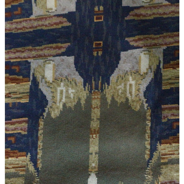 Geometric Needlepoint - 8′4″ × 6′4″ | Chairish