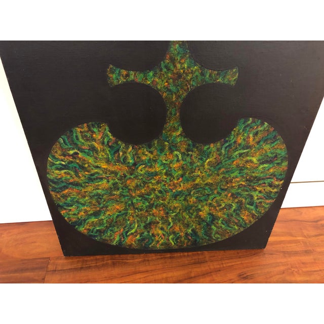 1970s Oil on Canvas Abstract Painting - 1972 | Chairish