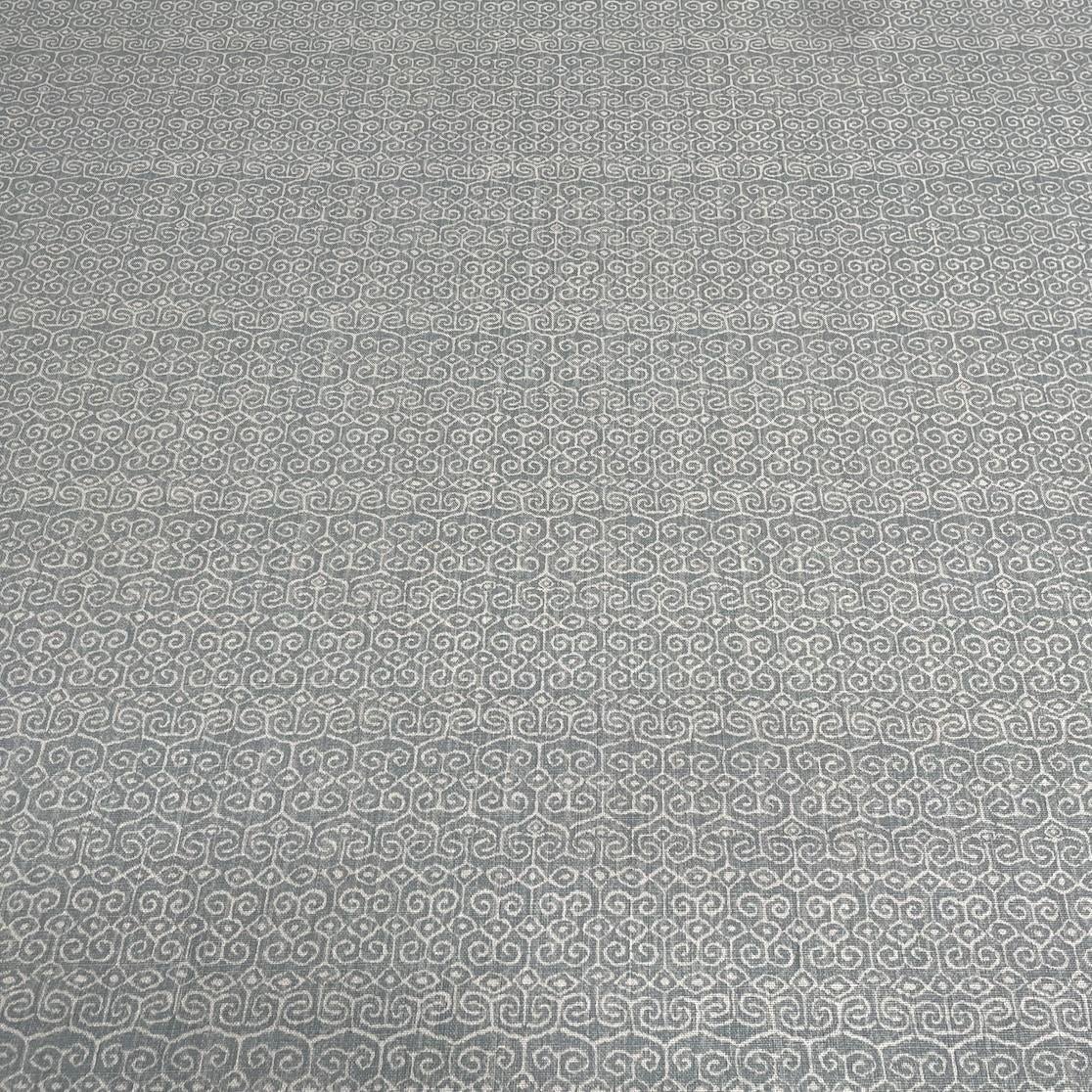 Kerry Joyce Textiles No. 20 Sawyer Irish Linen Seaglass Blue & White ...