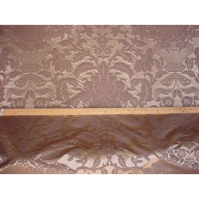 Brunschwig & Fils Chinese Silk Floral Damask Upholstery Fabric | Chairish