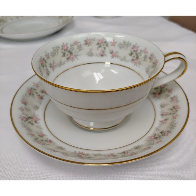 Rc Japan Royal Crown, Pink Rose China Tea Set for 11, #589, 25 Pieces ...