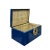 Oriental Round Hardware Royal Blue Rectangular Container Box Large ...