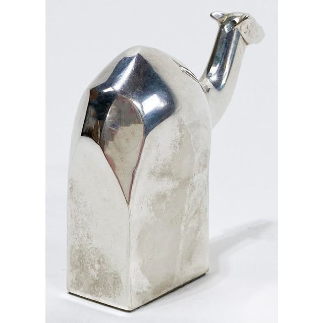Vintage Dansk Silver Plate Camel Paper Weight | Chairish
