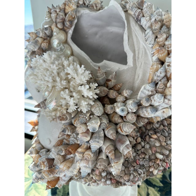 Vintage Seashell Bust | Chairish