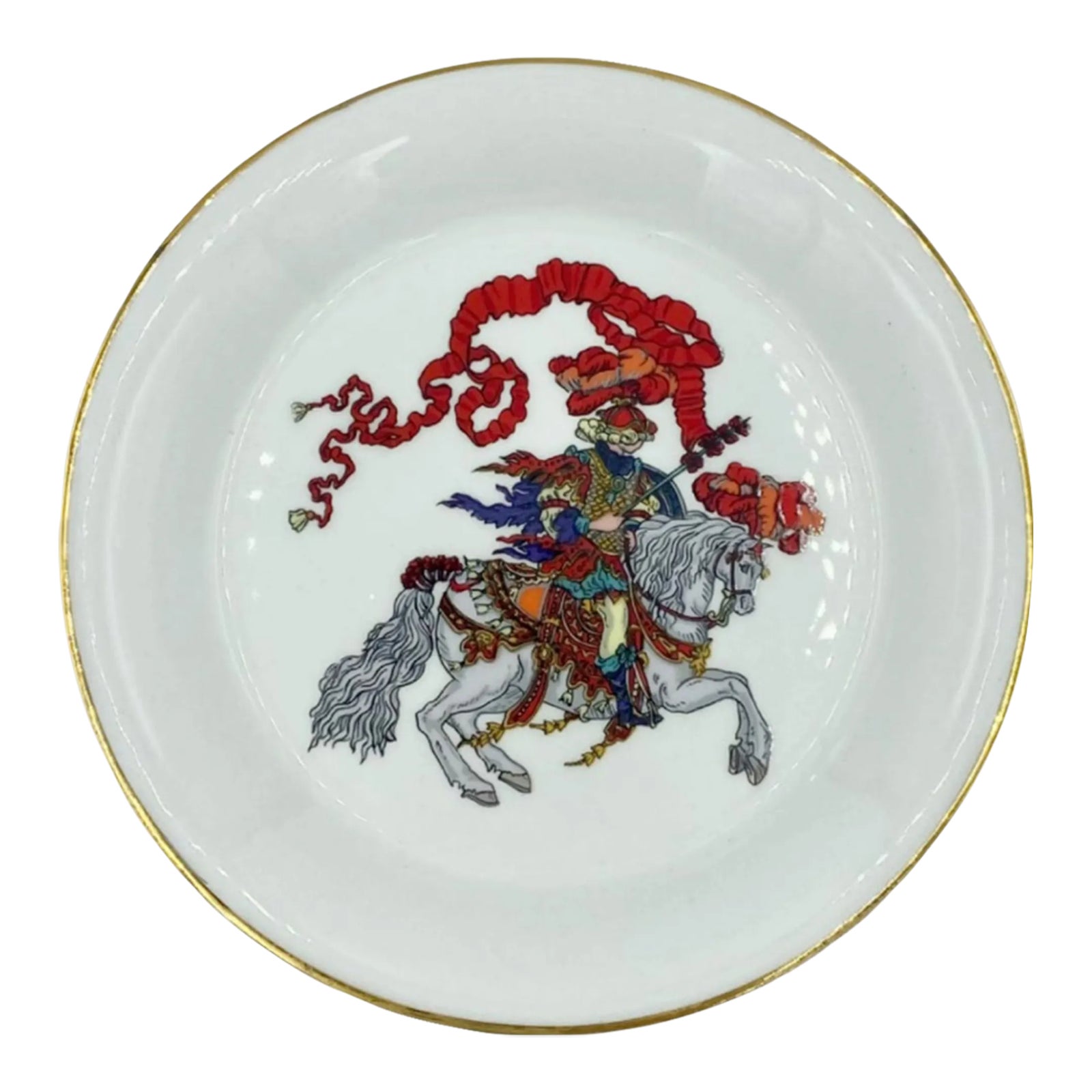 Vintage Gucci Medieval Knight Equestrian Horse Coaster Dessert Biscuit ...