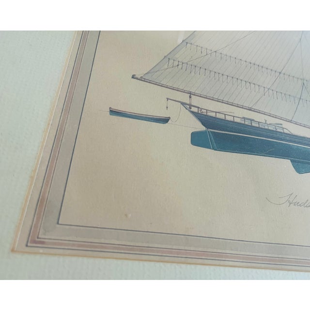 Vintage Wall Art "Hudson River Sloop" 1960s | Chairish