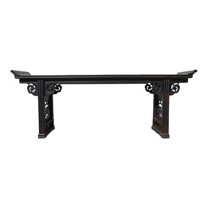 Late 18th Century Antique Chinese Altar Console Table | Chairish