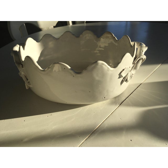 Antique Creamware Scalloped Bowl | Chairish
