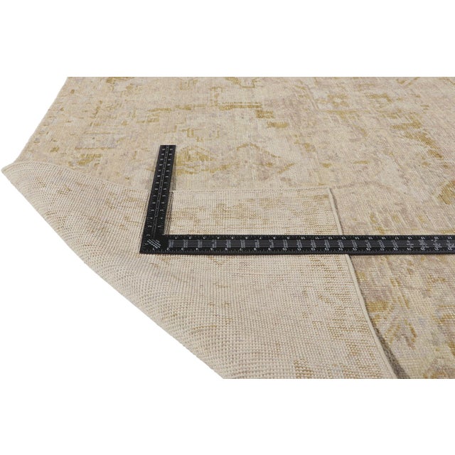 Distressed Rug With Vintage Modern Style, 09'01 X 11'10 | Chairish